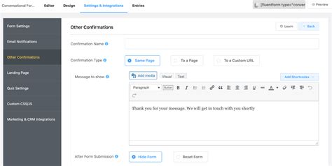 How To Create Conversational Forms In WordPress Fluent Forms