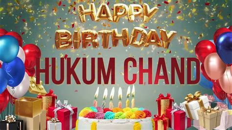 Hukum Chand - Happy Birthday Hukum Chand - YouTube