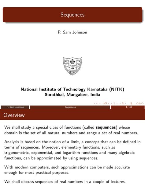 Sequences Pdf Sequence Limit Mathematics