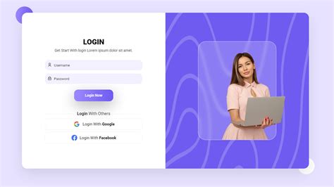 Modern Login Form Design With Html And Css Coding With Kaushal