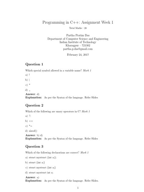 All Ass Answers | PDF | Constructor (Object Oriented Programming) | Programming