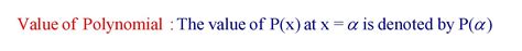 Polynomials Formula For 10th Class Formula In Maths