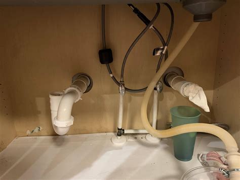 Plumbing How To Install A P Trap With No Offset And Minimal Horizontal Travel Home