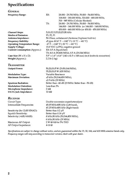 Yaesu Ft 8900r Service Manual Download Schematics Eeprom Repair Info