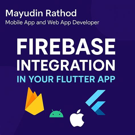 Flutter Firebase Mobileappdevelopment Flutterfirebase Flutterdev… Mayudin Rathod