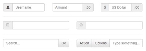Bootstrap Input C Examples