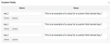 Get All Values For 1 Specific Custom Field Key