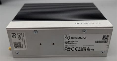 Onlogic Karbon 300 Compact Rugged Industrial Computer Ubuntu 128gb