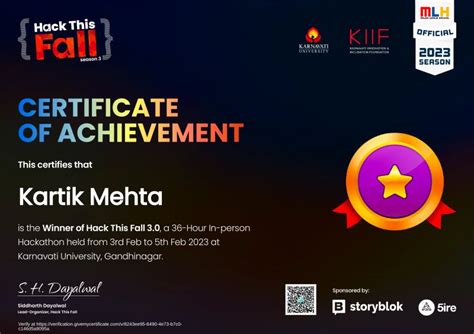 Kartik Mehta On Linkedin Hello Everyone Im Excited To Share That My Team I3 Emerged As The