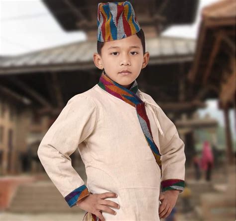 Young Nepali Girl In Traditional Dress Highres Stock