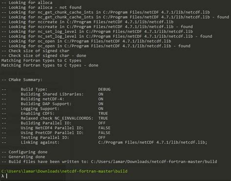NetCDF Fortran Build Library Windows Stack Overflow