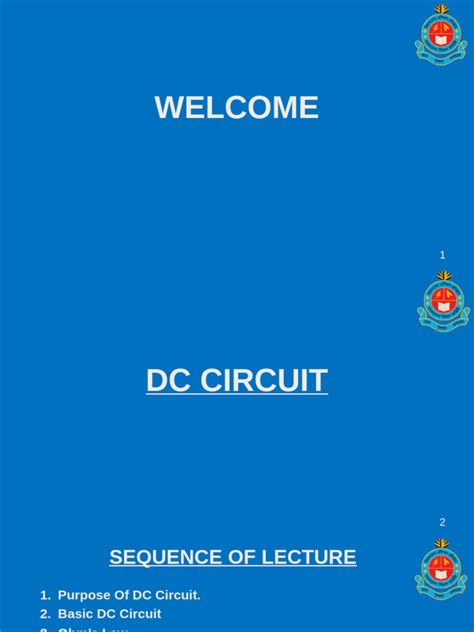 Model Lecture On Dc Circuit Pdf Series And Parallel Circuits
