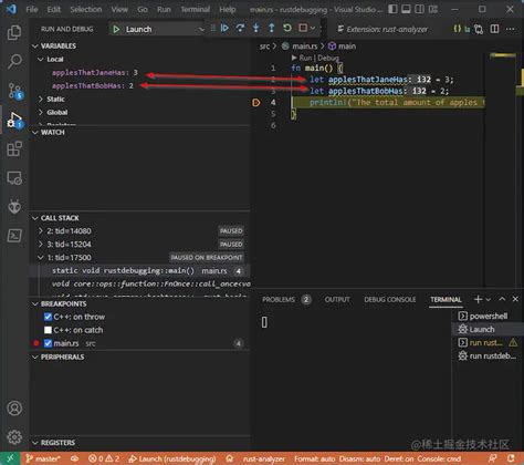 在vscode中实现rust编程调试指南在 Vs Code 中调试 Rust：终极指南 Rust因其易用性、安全性和高性 掘金