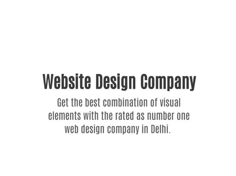 ppt website design company powerpoint presentation free download