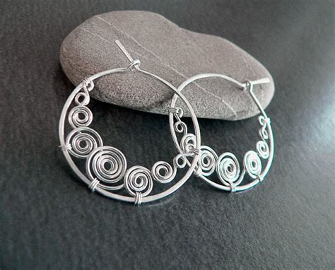 Elegant Wire Wrapped Earrings Tutorials Earrings By Erin Wire Jewelry Tutorial Jewelry