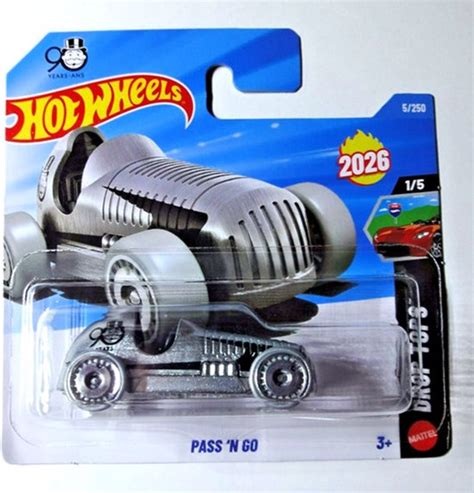 Hot Wheels Pass N Go Chrome MÉtallique 164 5250 Hw Drop Tops 15 Chariot Court 2025 Bol