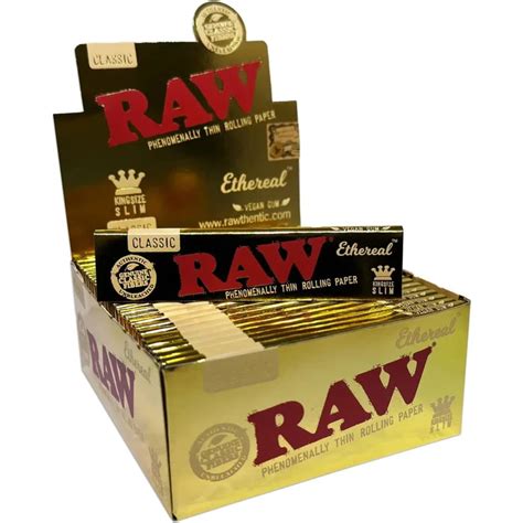 Raw Classic Ethereal Phenomenally Thin Rolling Papers 710 Kingston