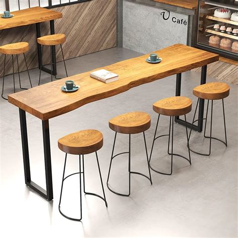 Rustic Wood Bar Countertop Ikea Hack Rustic Bar With Galvanized Metal