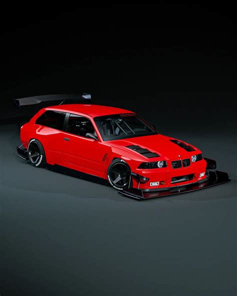 Bonkers Bmw E36 Touring Goes After Drift Fans With Digital Shooting