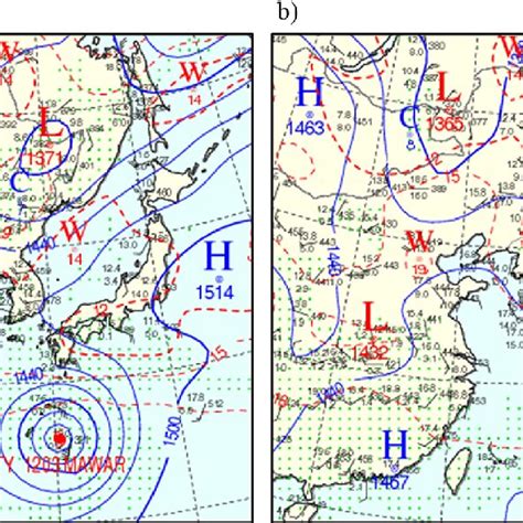 Synoptic Weather Charts A 850 Hpa Level Generated By The Korea