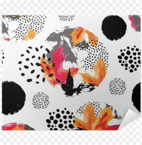 Free Download Hd Png Hand Drawn Maple Leaf Doodle Grunge Scribble Textures Obraz W Ramie Palma