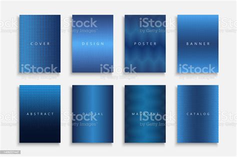파란색 하프 톤 커버 템플릿 배경 플래 카드 브로셔 배너 전단지 등의 컬렉션 추상적 인 미니멀 한 점선 포스터 카드 프리젠 테이션 디지털 기술 디자인 가리기에 대한 스톡