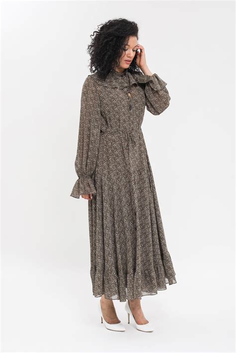 Довга сукня з квітковим принтом Maxa купити онлайн