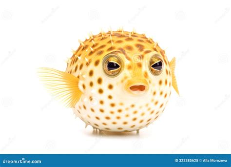 A Small Fuzzy And Cute Looking Fish With A Big Smile On Its Face