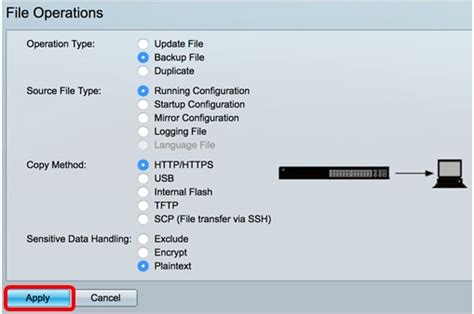 스위치에서 구성 파일 다운로드 또는 백업 Cisco