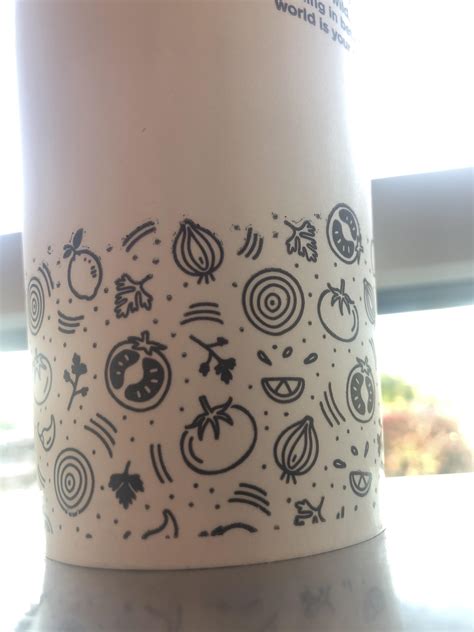 The Design On This Chipotle Cup Rmildlyvagina