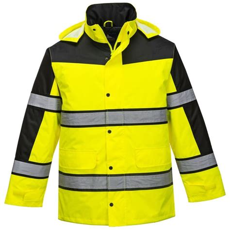 Portwest Hi Vis Contrast Winter Classic Jacket Pronto Direct