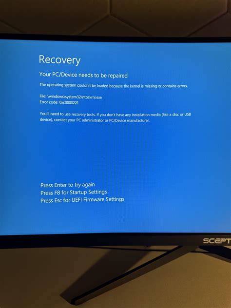 built new pc having this issue trying to boot i have the usb in r