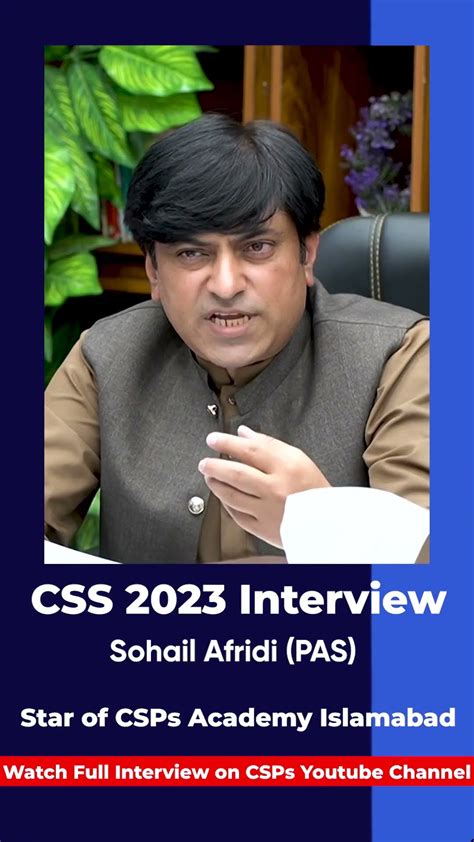 Mock Interview Css Exam Preparation From Csps Academy Islamabad Csspreparation Youtube