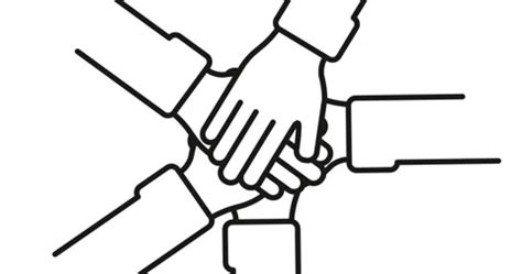 Vector Illustration Of Unity Hand Symbol Stock Video Pond5