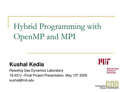Ppt Hybrid Programming With Openmp And Mpi Powerpoint Presentation