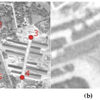Location Of Gcps In The Study Area A Identification Problem Of Gcp B Download Scientific