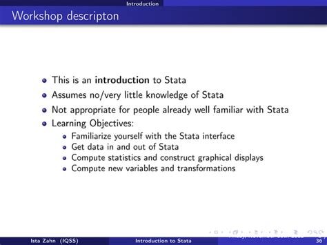 Introduction to Stata | PDF