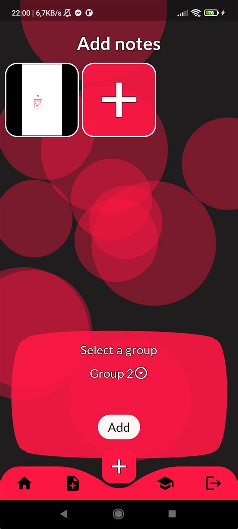 A Small App For Creating And Storing Group Notes Using Firebase Services