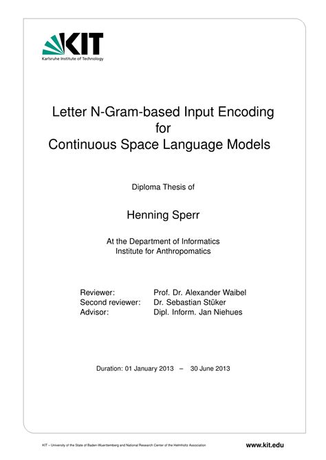 Letter N Gram Based Input Encoding For Continuous Space Language Models