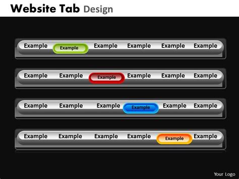 Website Tab Design Powerpoint Slides And Ppt Templates DB Presentation PowerPoint Diagrams
