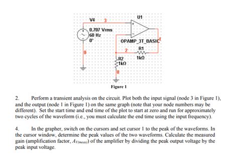 1 in multisim construct the comparator circuit in figure 1 for this