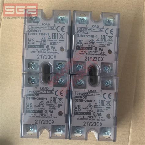 Eath The Mouting Rail Ssr G3nb 210b 1 5 24vdc Omron Thiết Bị Tự Động Sài Gòn Sge