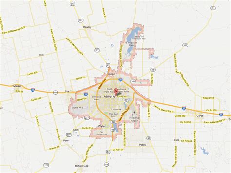 Abilene Texas Map