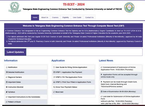 TS ECET 2024 Application Form Till 28th Apr Registration Apply