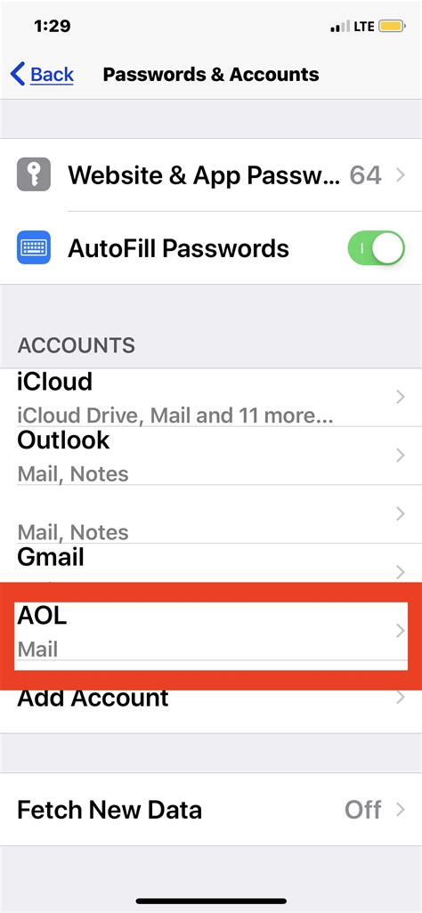 How To Update An Email Password On Iphone And Ipad