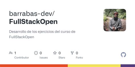 GitHub Barrabas Dev FullStackOpen Desarrollo De Los Ejercicios Del Curso De FullStackOpen