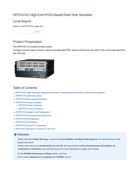 Phdgd Op5707xg High End Fpga Based Real Time Simulator 160224 075702 Pdf