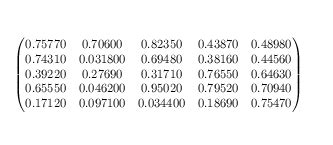 Tables Changing Fraction Style In LaTeX As Generated By Matlab TeX LaTeX Stack Exchange