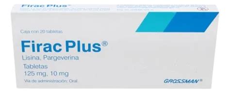 Firac Plus 125 Mg 10 Mg Caja Con 20 Tabletas Mercadolibre