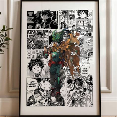 Deku Manga Panel Etsy